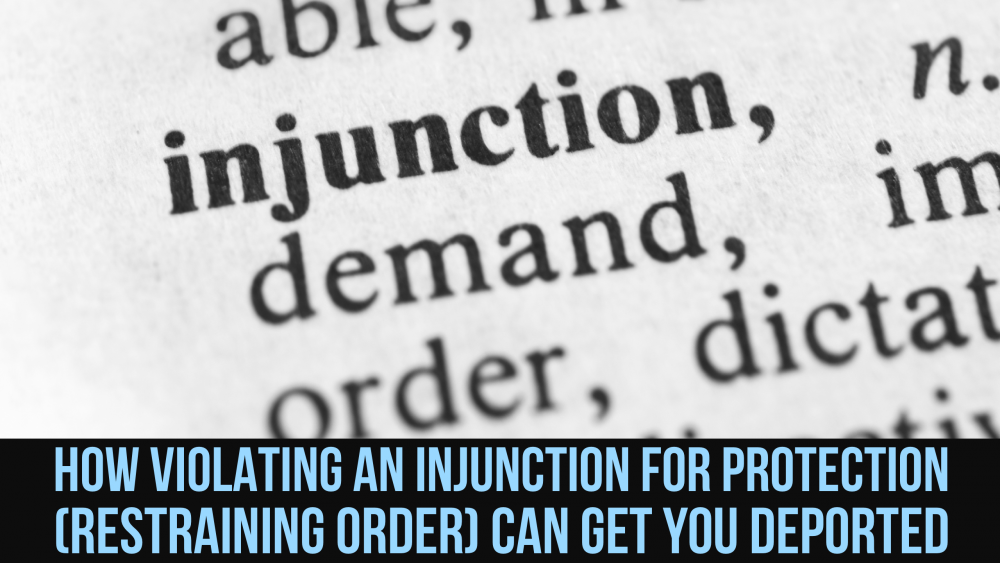 How Violating An Injunction For Protection (Restraining Order) Can Get ...